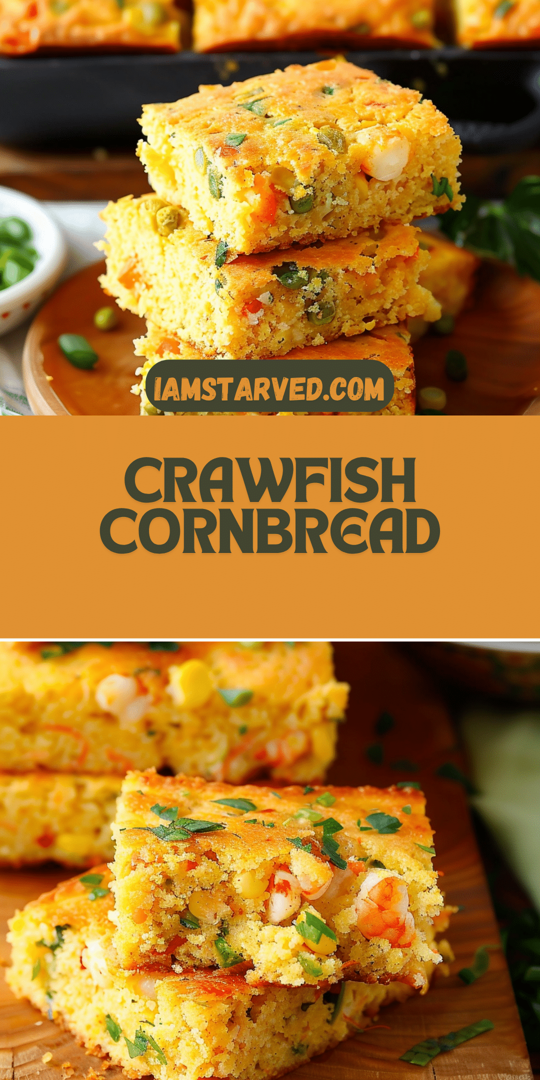 Crawfish Cornbread | Iam Starved