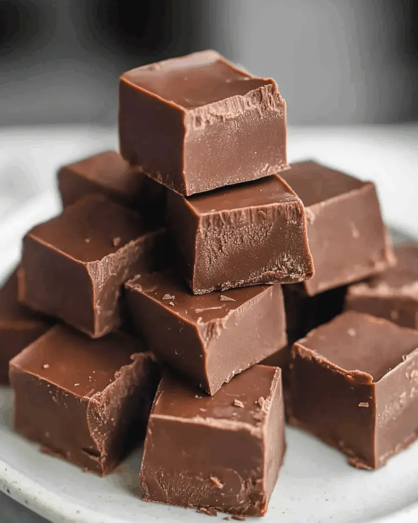 Easy Chocolate Fudge | Iam Starved