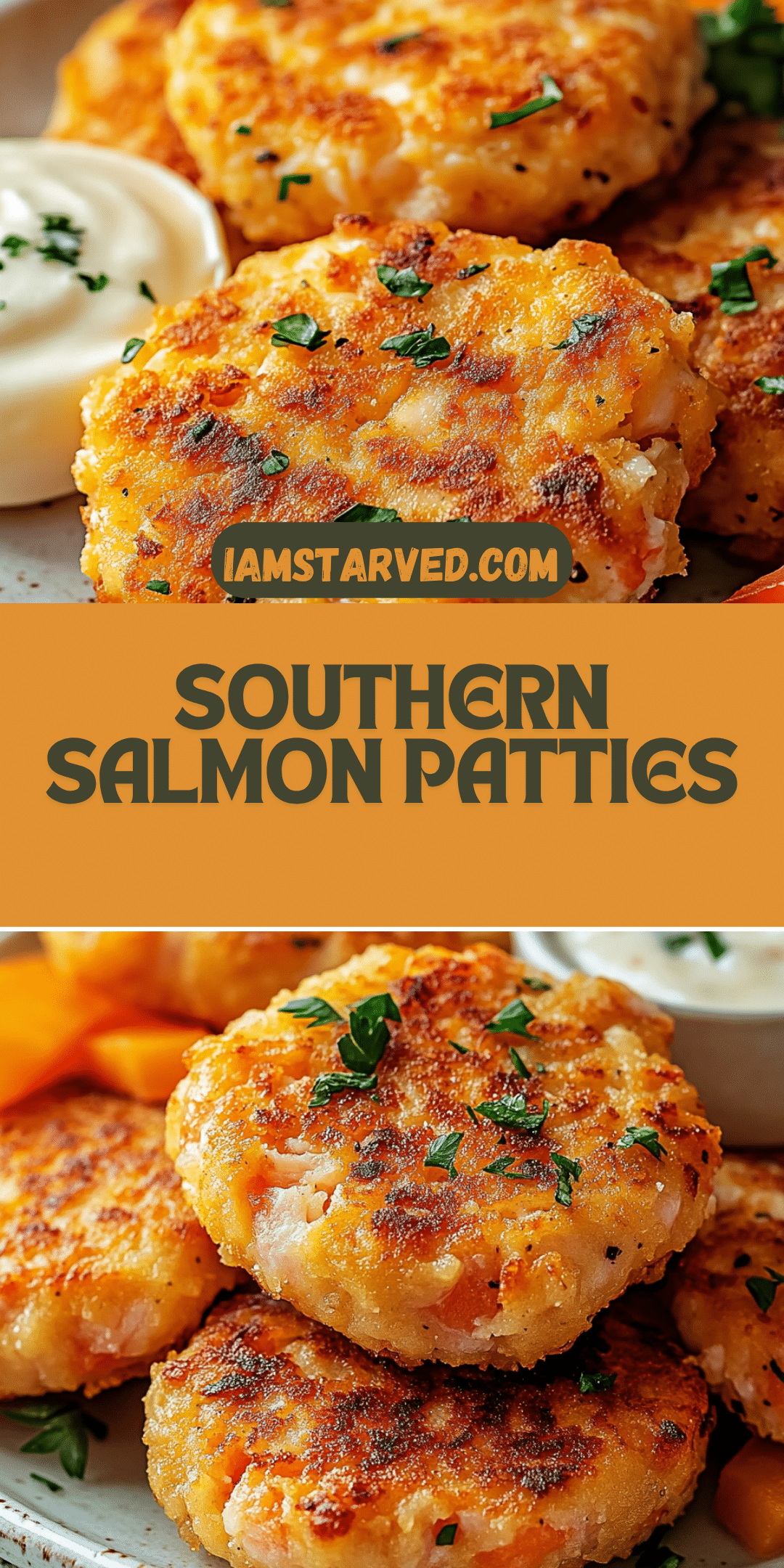 Hearty Southern Salmon Patties | Iam Starved