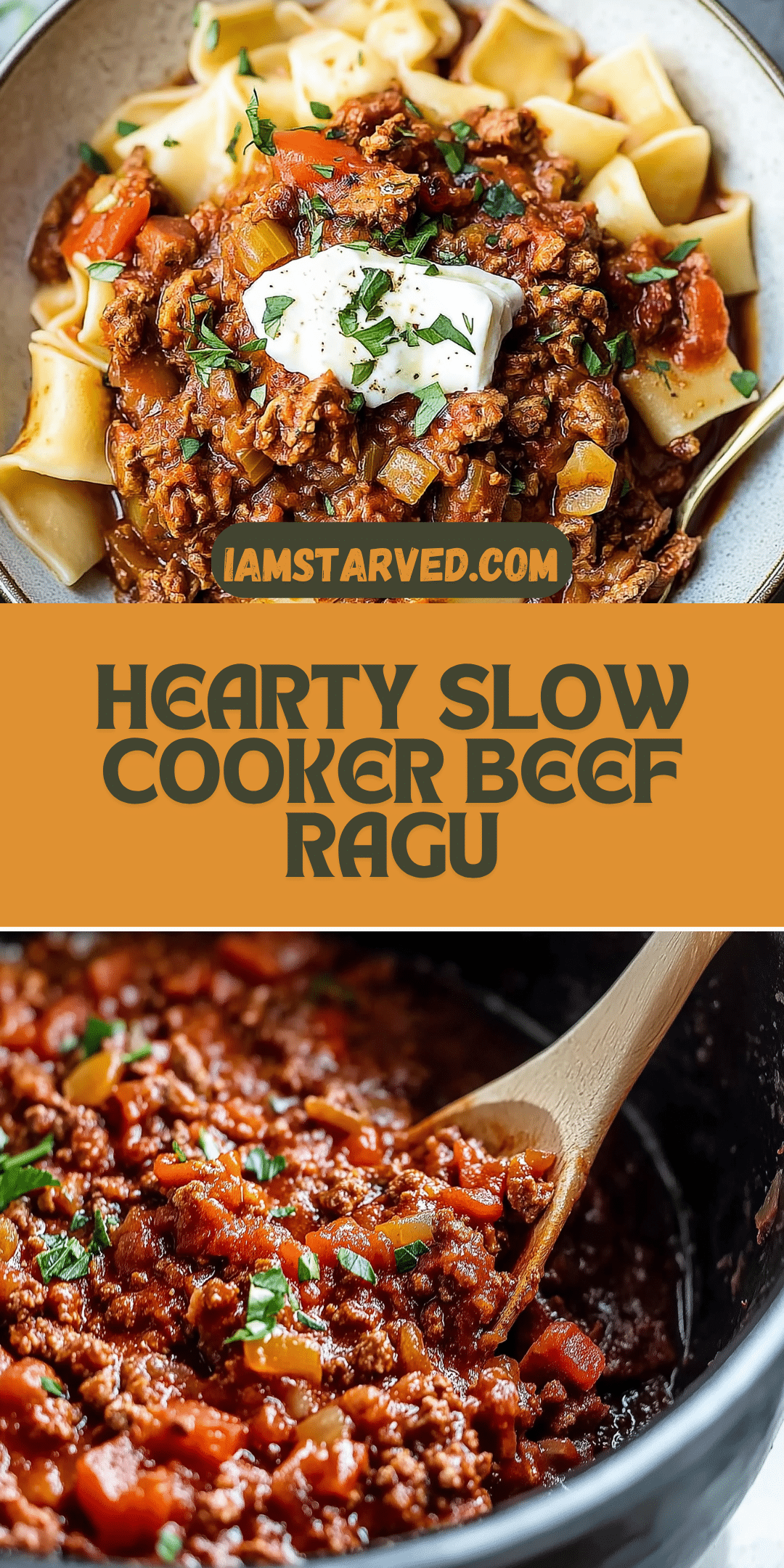 Slow Cooker Beef Ragu | Iam Starved
