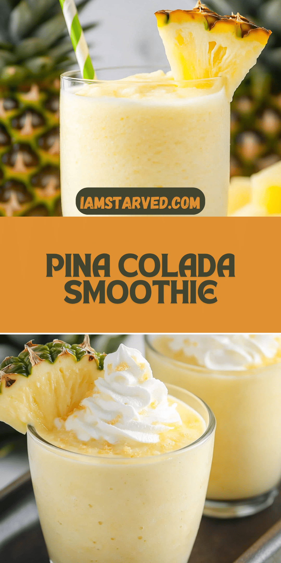 Pina Colada Smoothie | Iam Starved