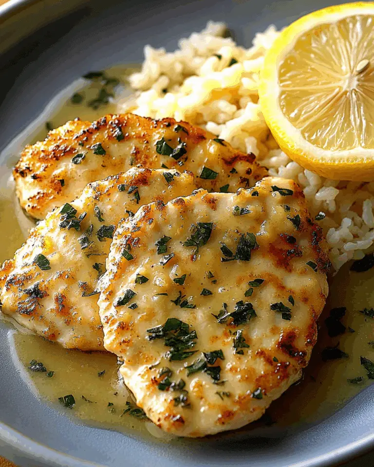 Chicken Piccata with Lemon Sauce | Iam Starved