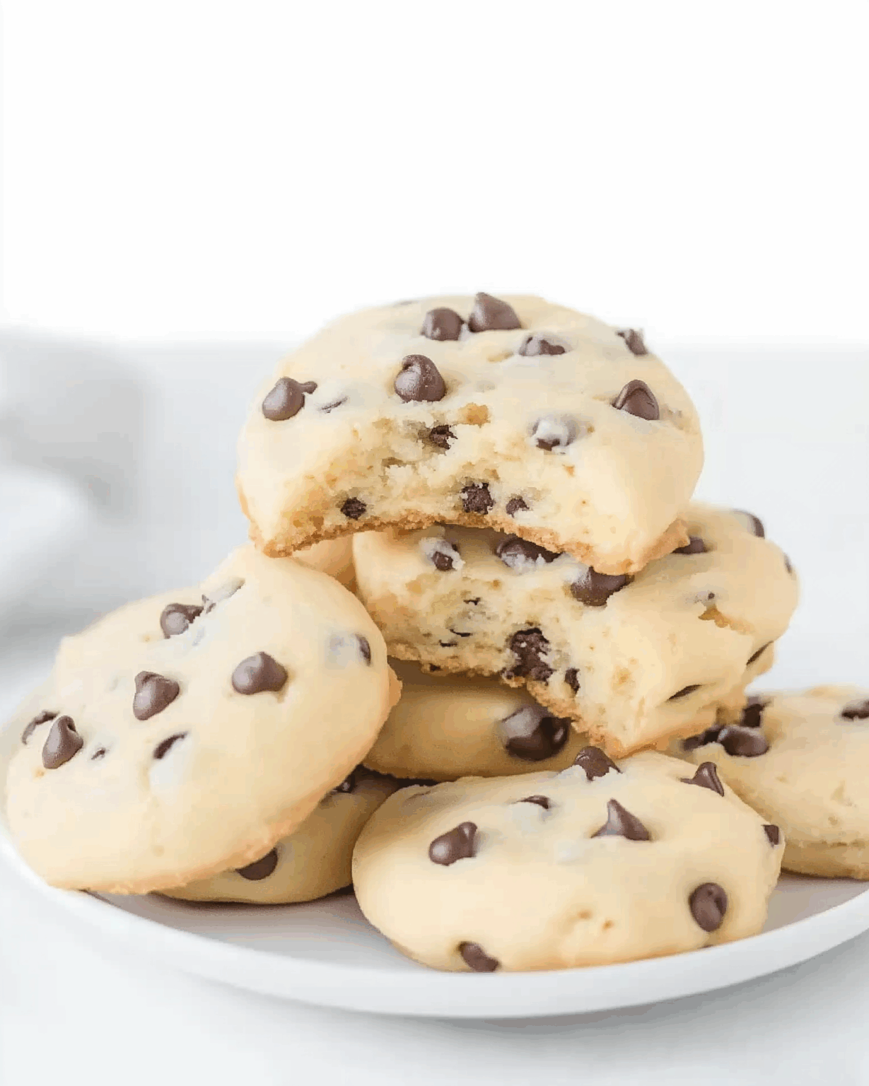 Chocolate Chip Cheesecake Cookies | Iam Starved