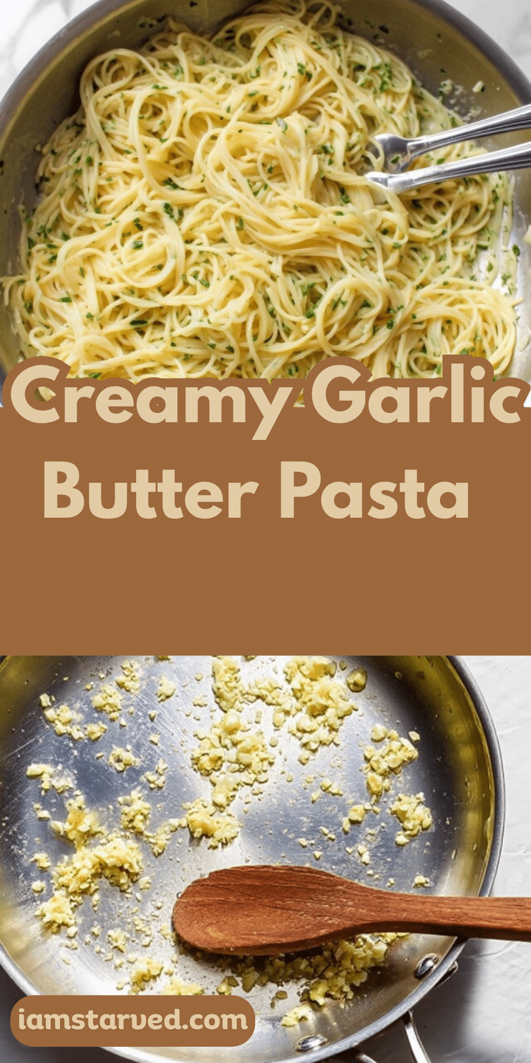 Garlic Butter Pasta with Parmesan and Parsley | Delicious & Easy