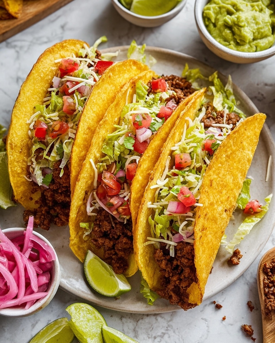 Crispy Ground Beef Tacos - Delicious & Easy Taco Recipe