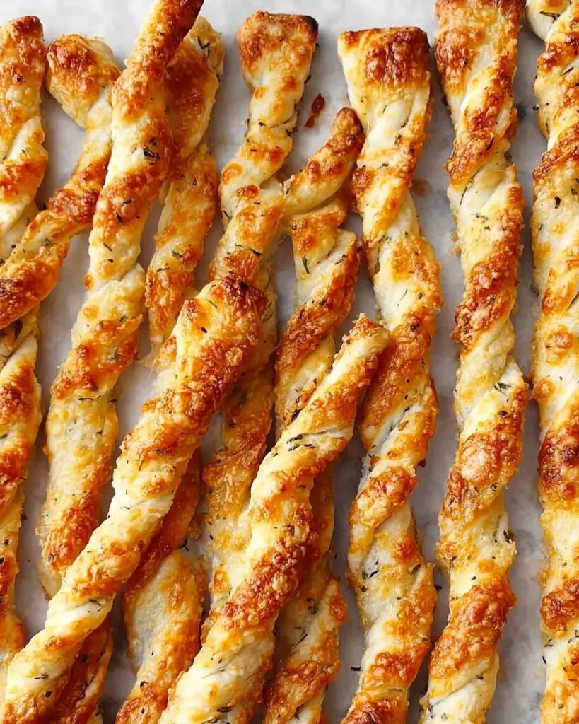 Cheese Twists Made With Puff Pastry | Irresistibly Crispy & Cheesy