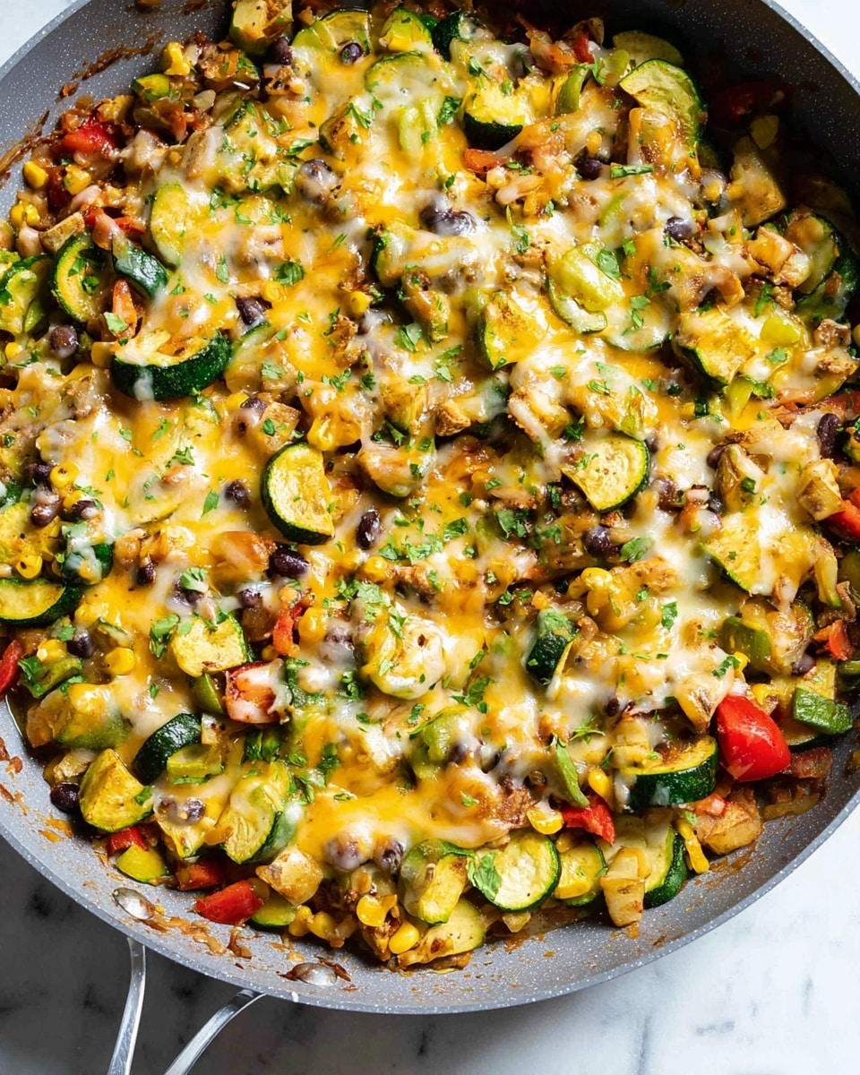 Tex Mex Chicken and Zucchini Skillet: Easy, Flavorful Dinner