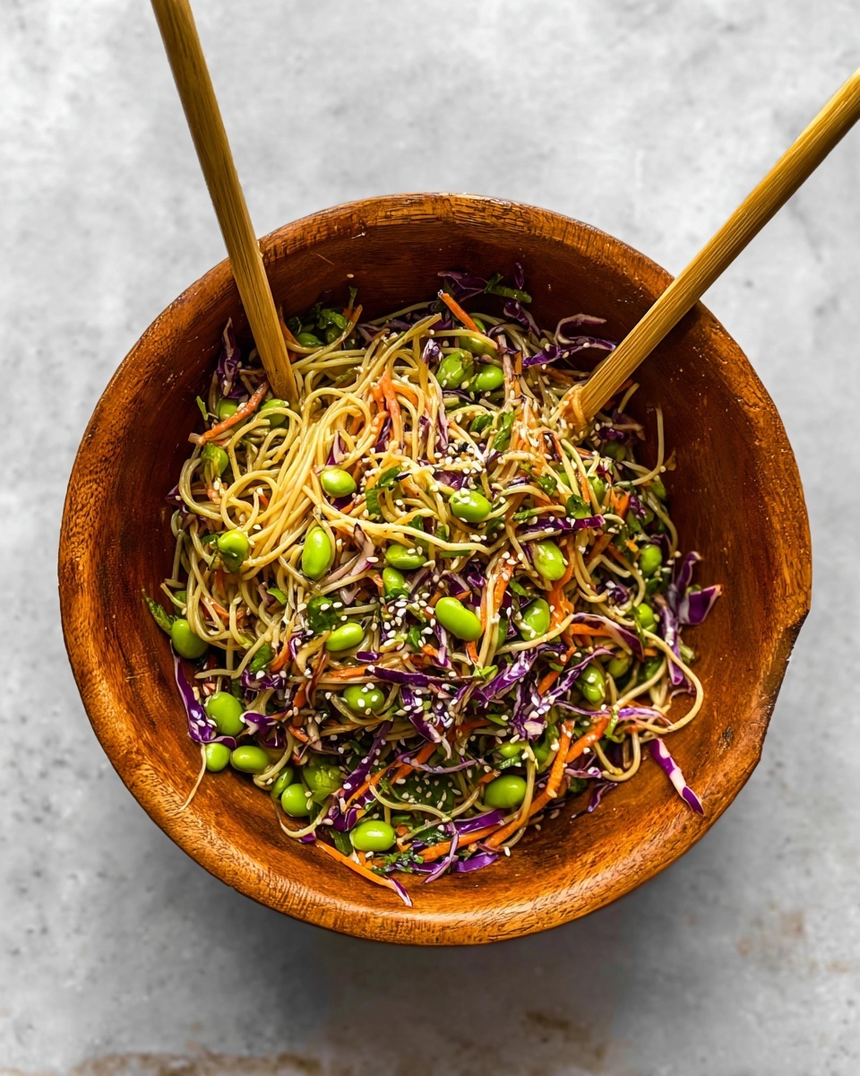 Sesame Ginger Edamame Noodles: Fast & Flavorful Healthy Dinner